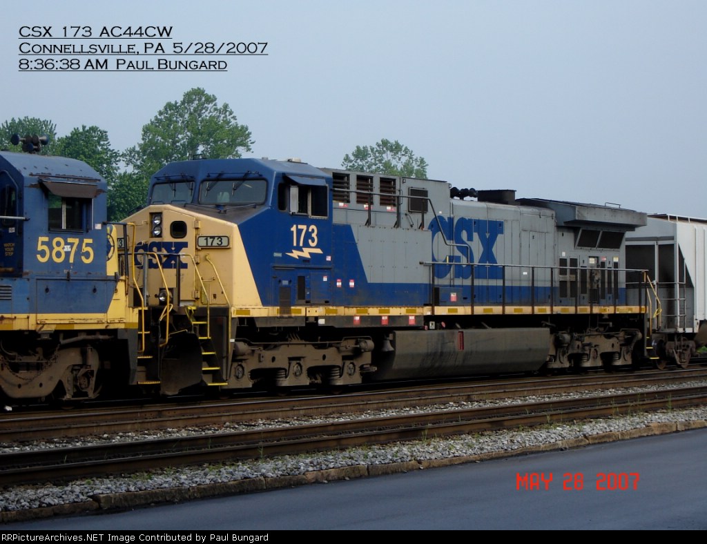 CSX 173 AC44CW May 28, 2007